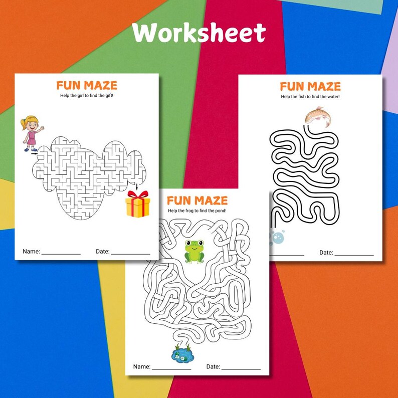 30 Fun and Challenging Mazes for Kids, Kids Fun Maze Activity ...