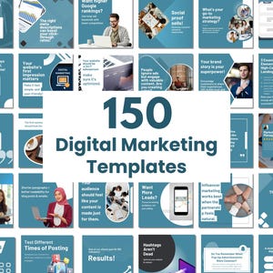 Digital Marketing Templates, Social Media Manager Instagram Templates ...