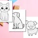 60 Animal Dot Marker Coloring Page, Do a Dot Activity, Printable Dab It ...