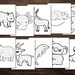 60 Animal Dot Marker Coloring Page, Do a Dot Activity, Printable Dab It ...