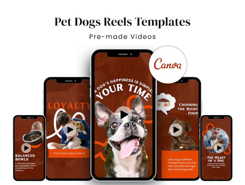 130 Dogs Reels Templates, Dog Pet Lover, Pet Instagram, Facebook ...