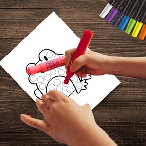 60 Animal Dot Marker Coloring Page, Do a Dot Activity, Printable Dab It ...