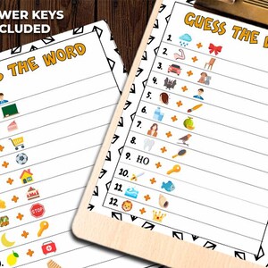 Guess the Word Game, Rebus Puzzles and Brain Teasers, Printable Games ...