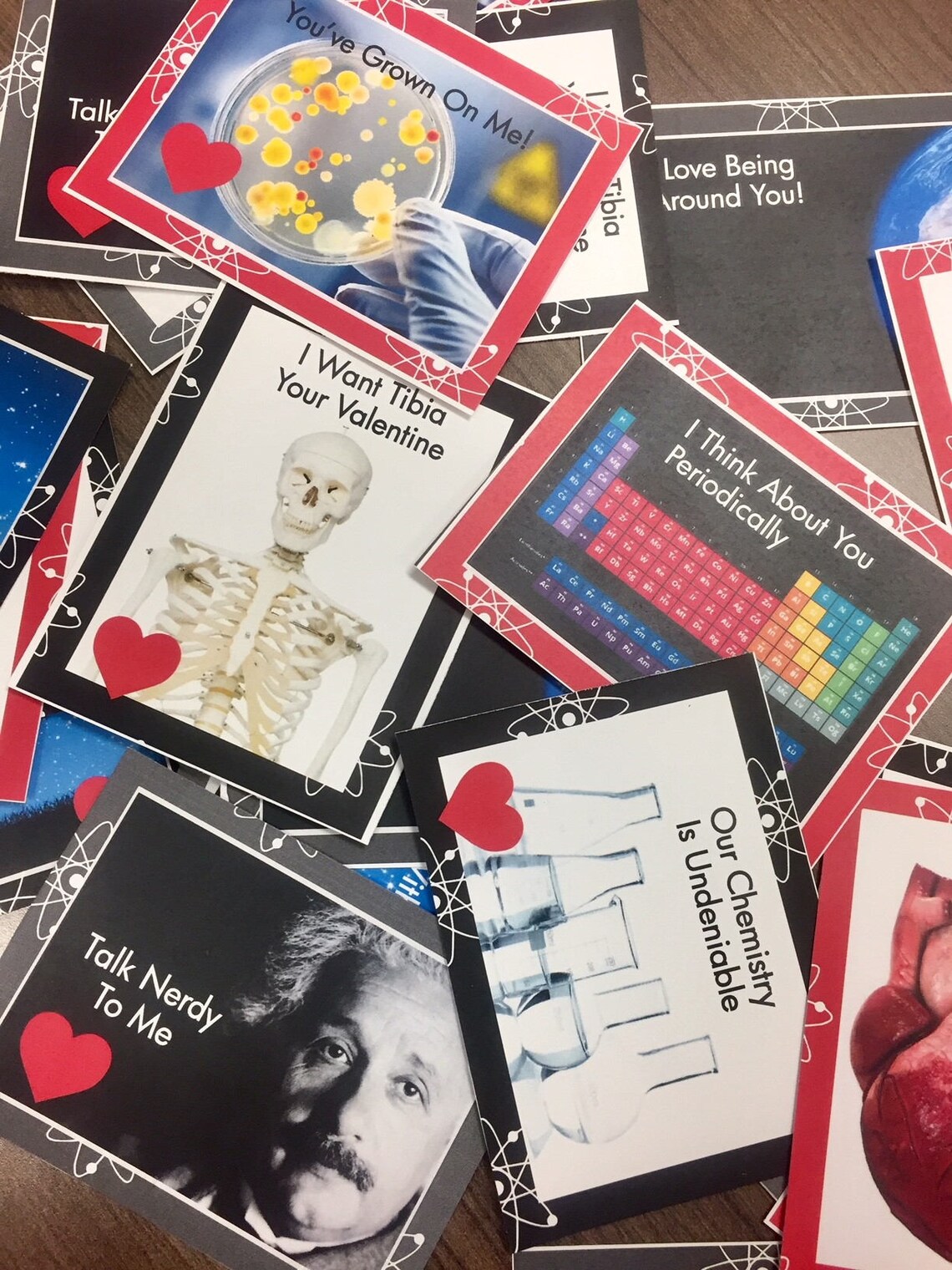 Science of Love Valentines Day Cards, Download and Print - Etsy