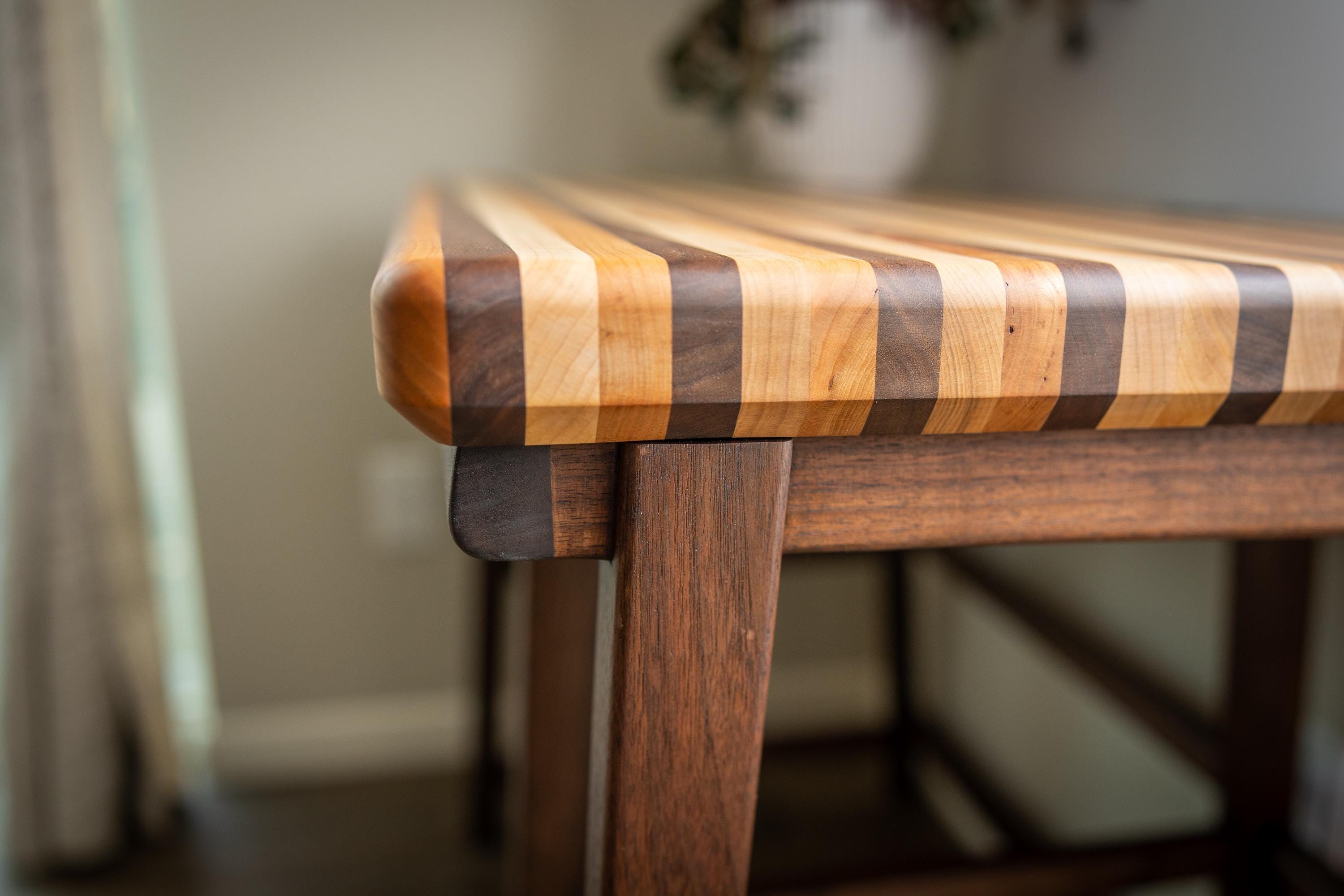 Modern Butcher Block Top Desk - Etsy