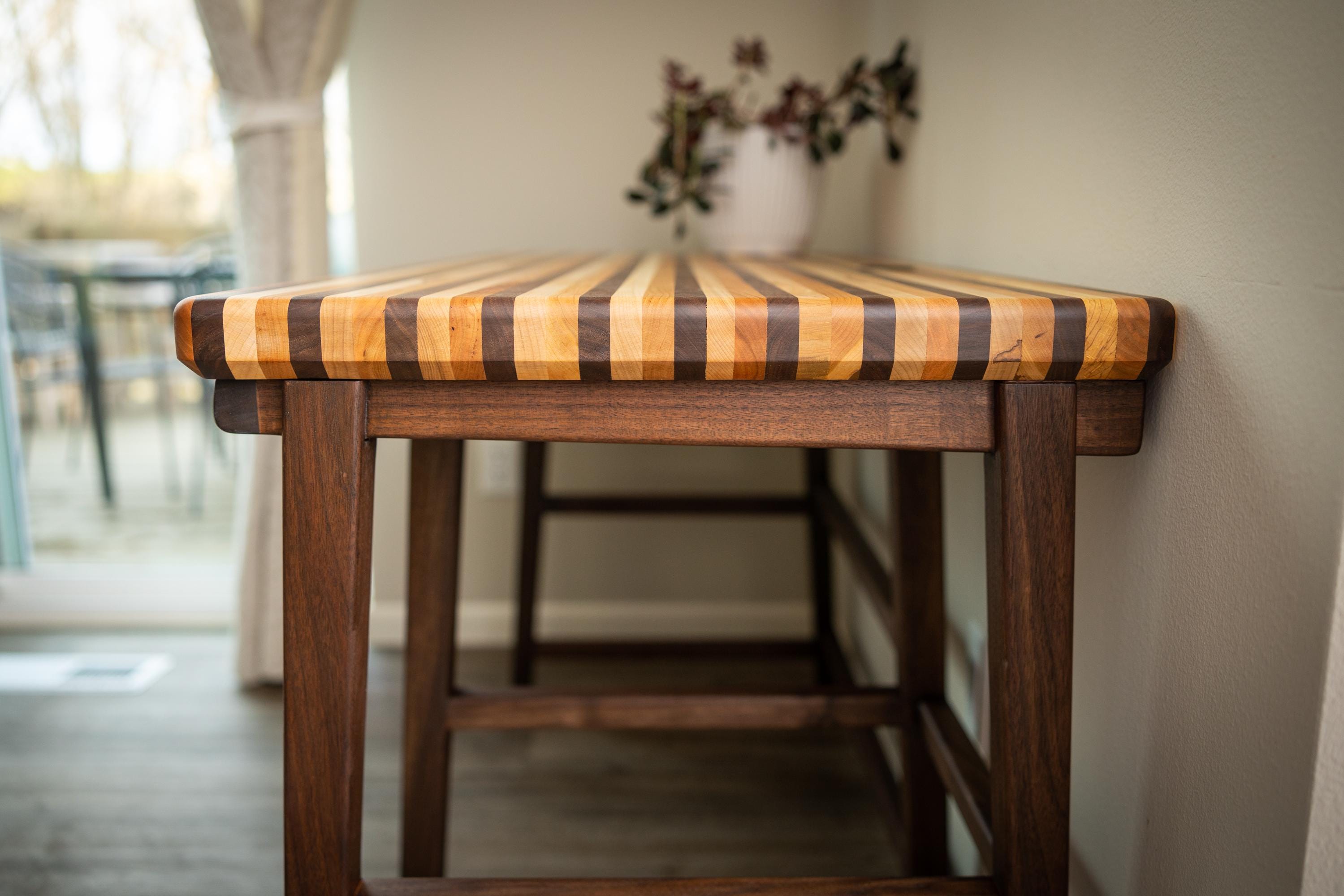 Modern Butcher Block Top Desk - Etsy