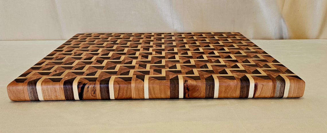 3D Optical Illusion Cutting Board - Etsy