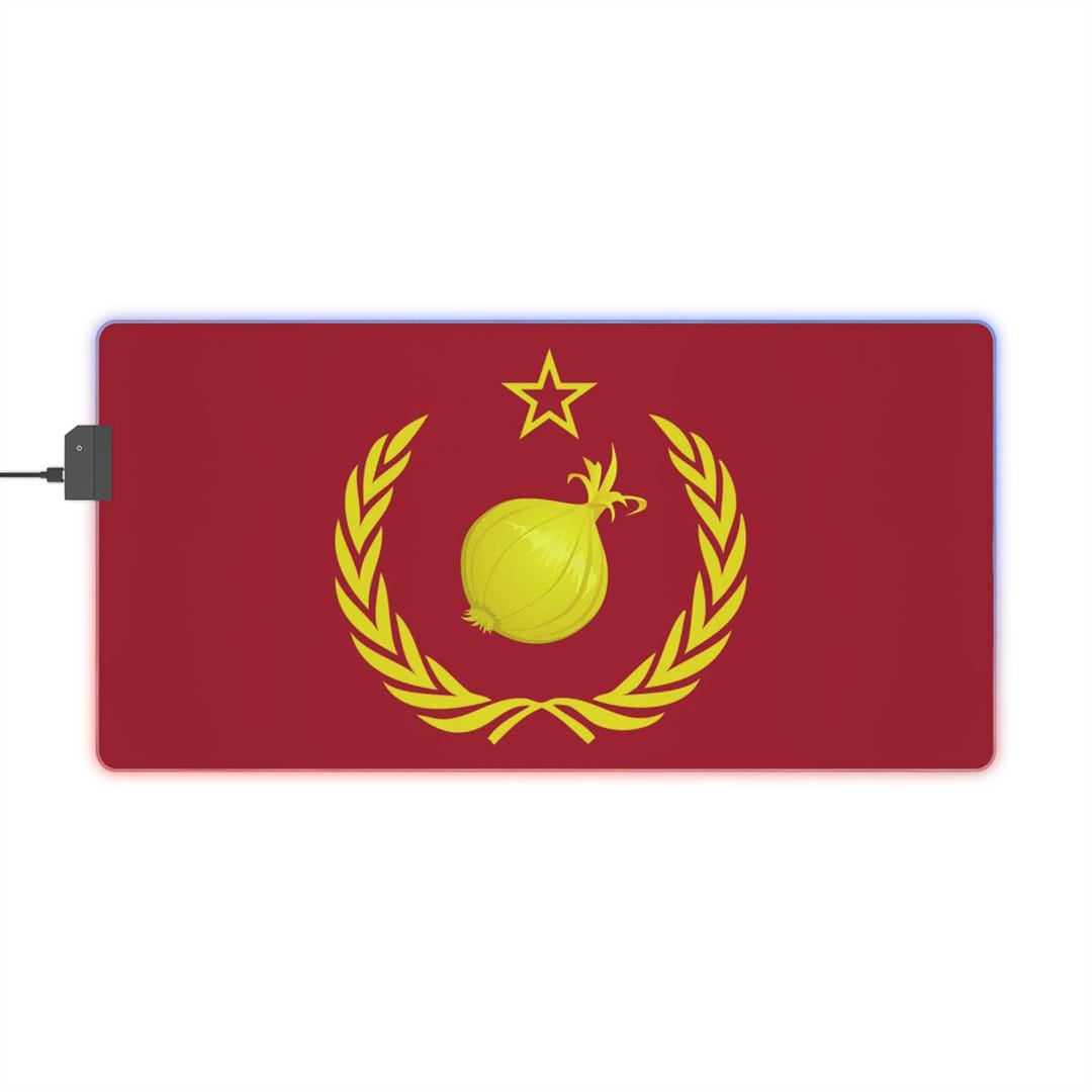 Soviet Onion LED Gaming Mouse Pad - Etsy