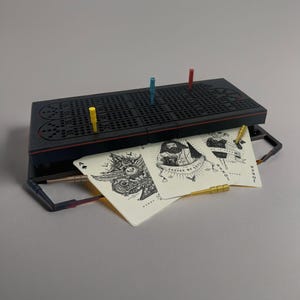 Personalized Cribbage Board Folding . Storage and Travel Bag - Etsy