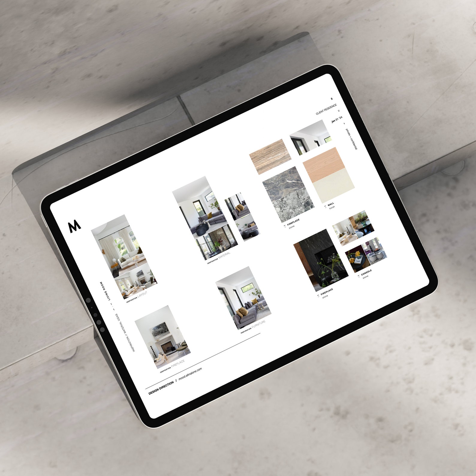 DESIGN DIRECTION : Phase Two Interior Design Presentation Template - Etsy