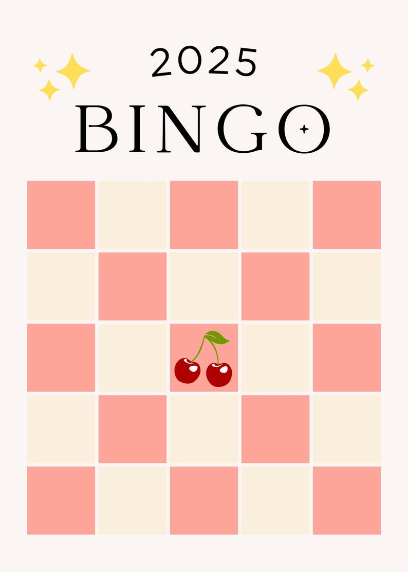 2025 Bingo Cards, New Year Bingo, 2025 Manifestation, 2025 Vision Board ...