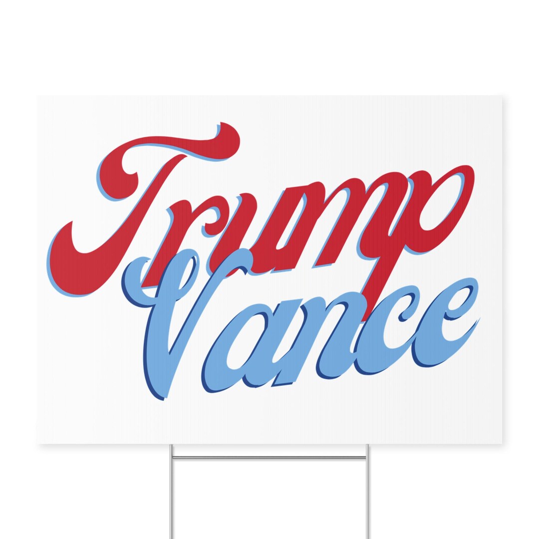 Trump Vance Yard Sign - Etsy