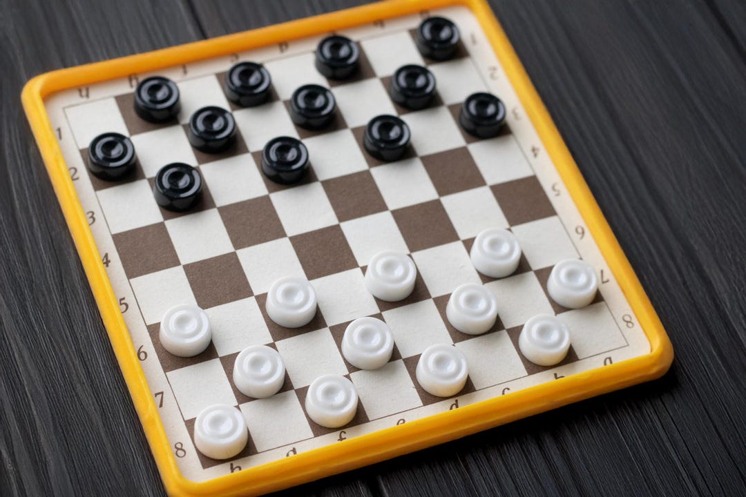 Vintage Miniature Travel Checkers Set: USSR Magnetic Road Game - Etsy