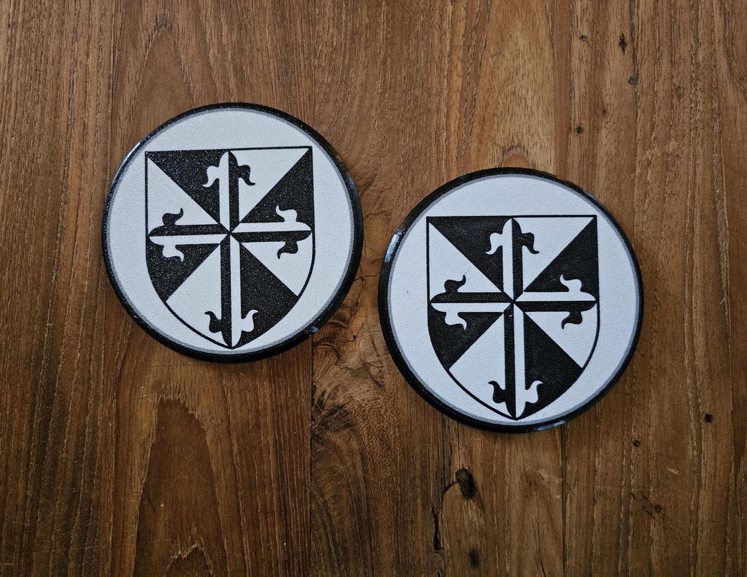 Dominican Crest Drink Coaster - Etsy