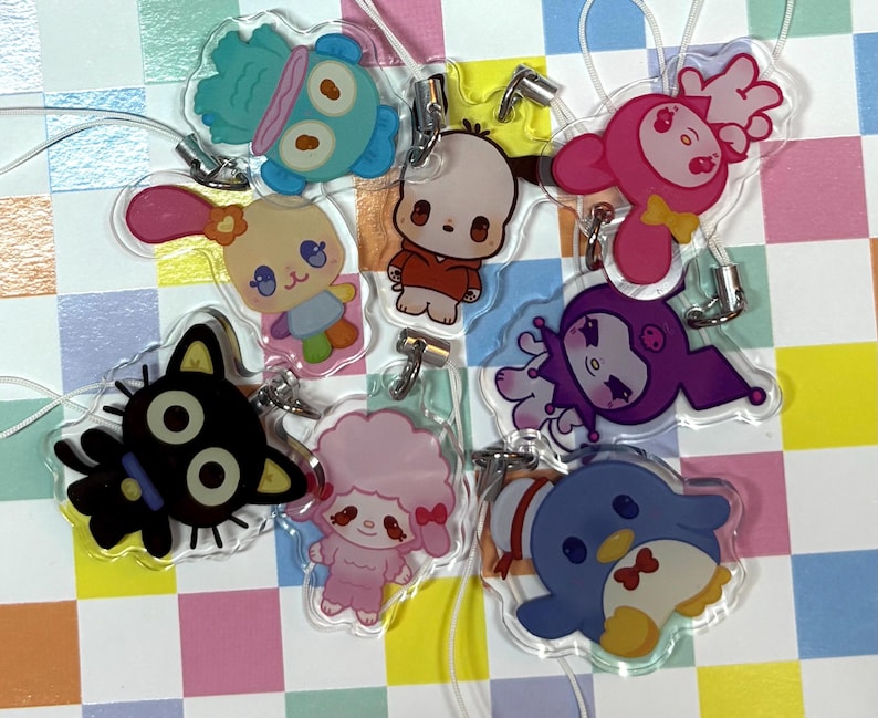 Kawaii Animal Cell Charms - Etsy