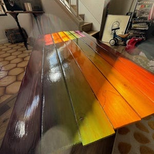 Rainbow Bridge Coffee Table - Etsy