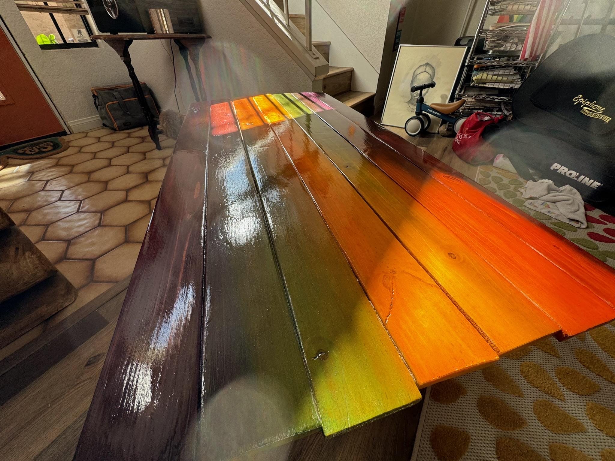 Rainbow Bridge Coffee Table - Etsy