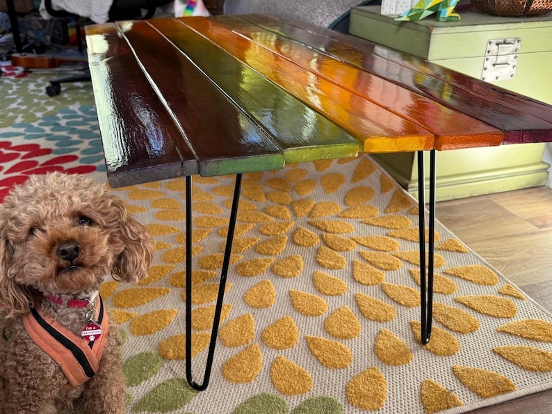 Rainbow Bridge Coffee Table - Etsy