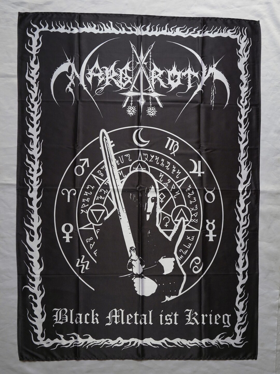 NARGAROTH Black Metal Ist Krieg Flag cloth Poster Banner Tapestry Black ...