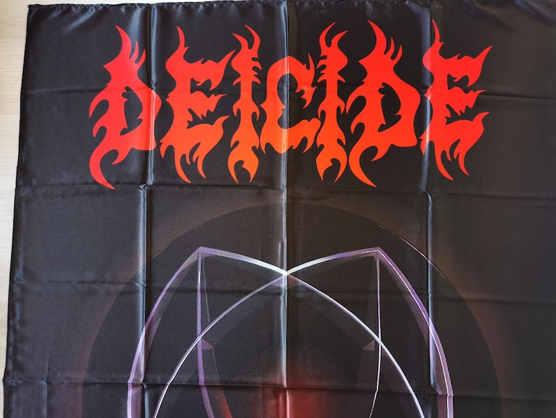 DEICIDE Legion Flag cloth Poster Banner Tapestry Death Metal Glen ...