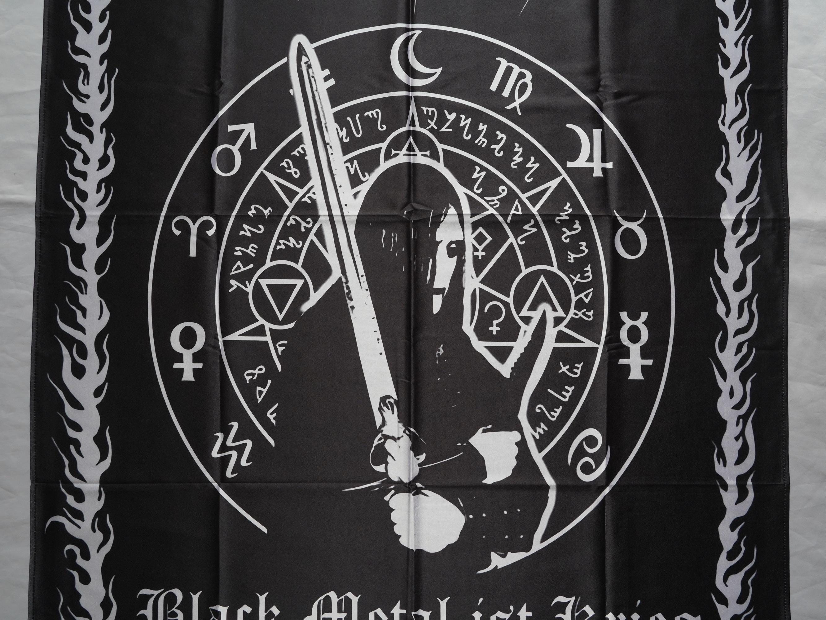 NARGAROTH Black Metal Ist Krieg Flag cloth Poster Banner Tapestry Black ...