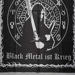 NARGAROTH Black Metal Ist Krieg Flag cloth Poster Banner Tapestry Black ...