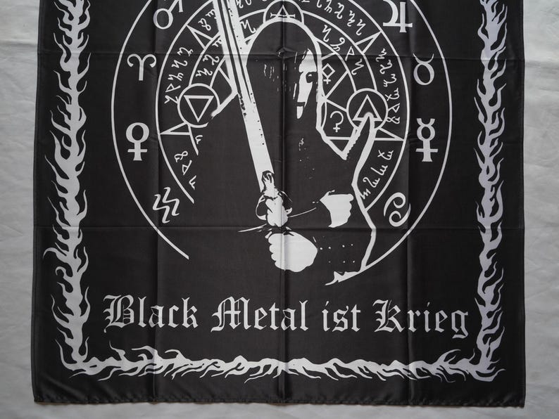 NARGAROTH Black Metal Ist Krieg Flag cloth Poster Banner Tapestry Black ...