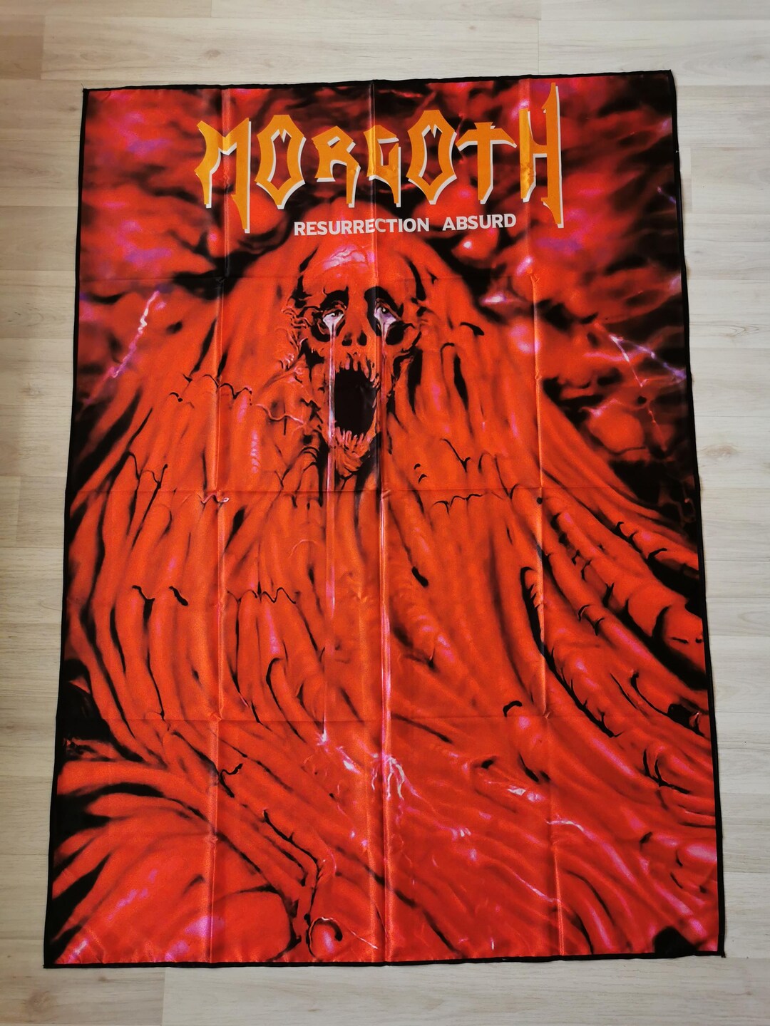 MORGOTH Resurrection Absurd Flag cloth Poster Banner Tapestry Death ...