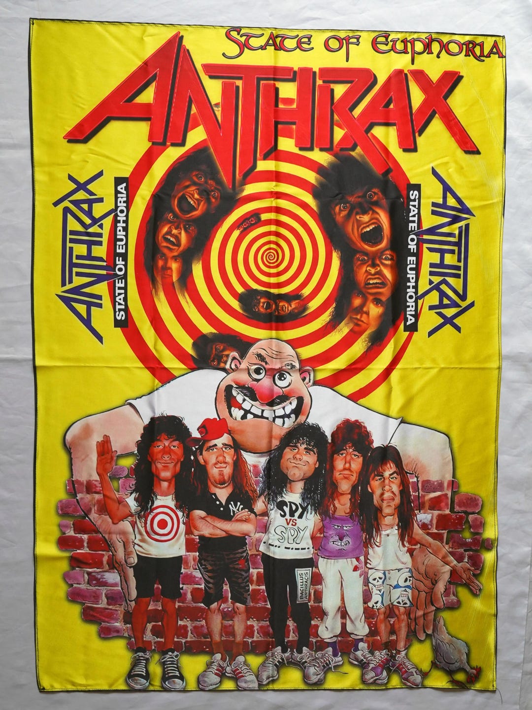 ANTHRAX State of Euphoria Flag cloth Poster Banner Tapestry Thrash ...