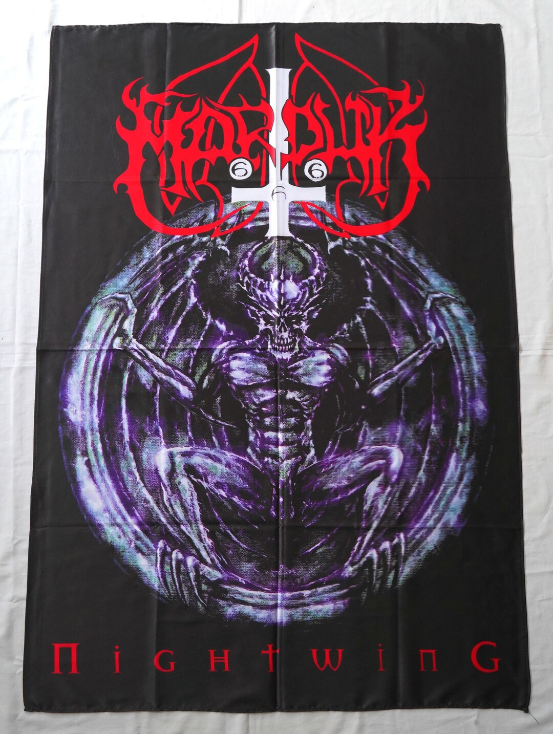 MARDUK Nightwing Flag cloth Poster Banner Tapestry Black Metal - Etsy