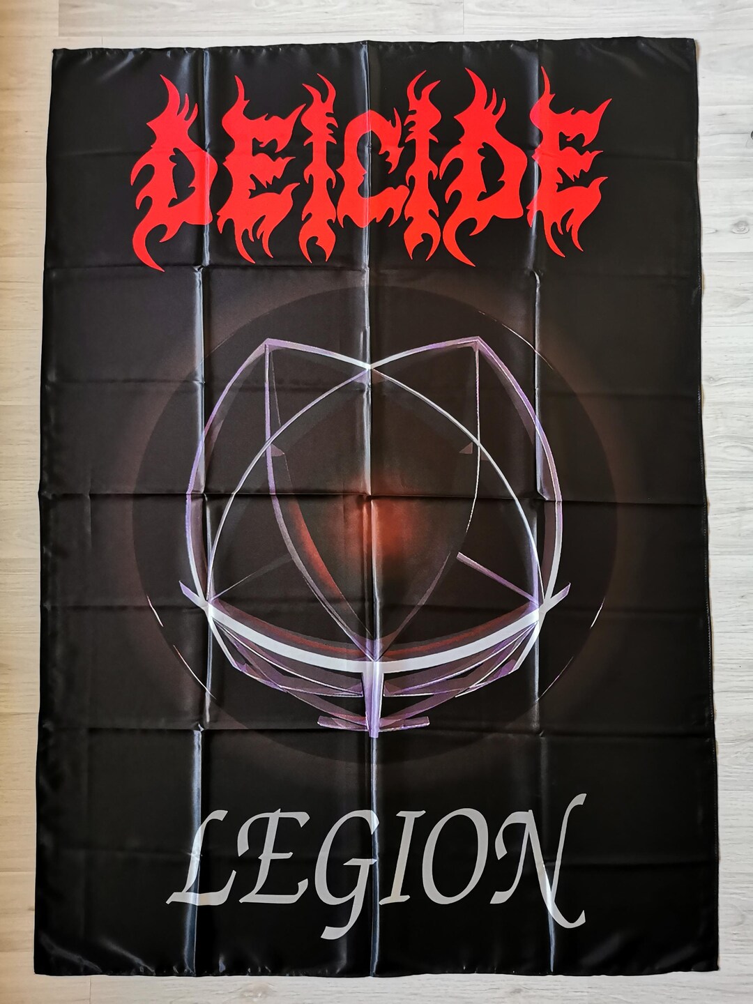 DEICIDE Legion Flag cloth Poster Banner Tapestry Death Metal Glen ...