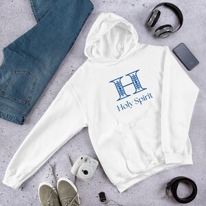 Holy Spirit, the Trinity, the Father, the Son Cozy White Hoodie - Etsy