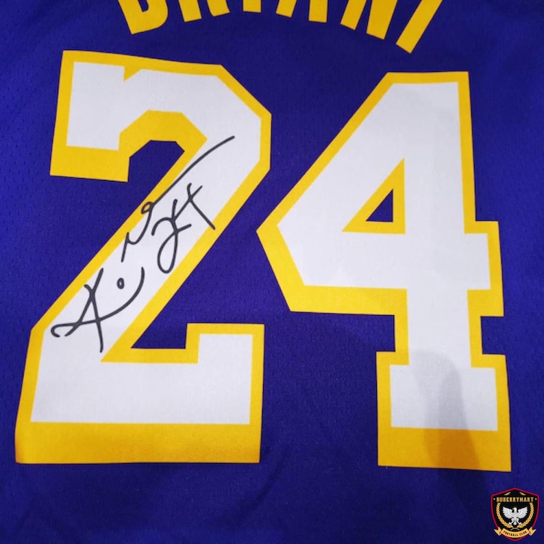 Kobe Bryant 24 Signed LA Lakers Jersey With COA - Read Descr - Etsy
