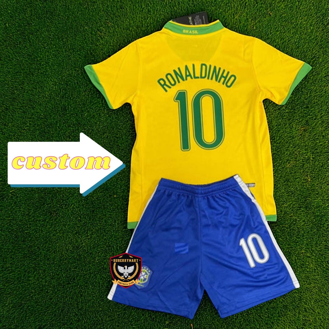 Personalized Ronaldinho Football Kit - Etsy