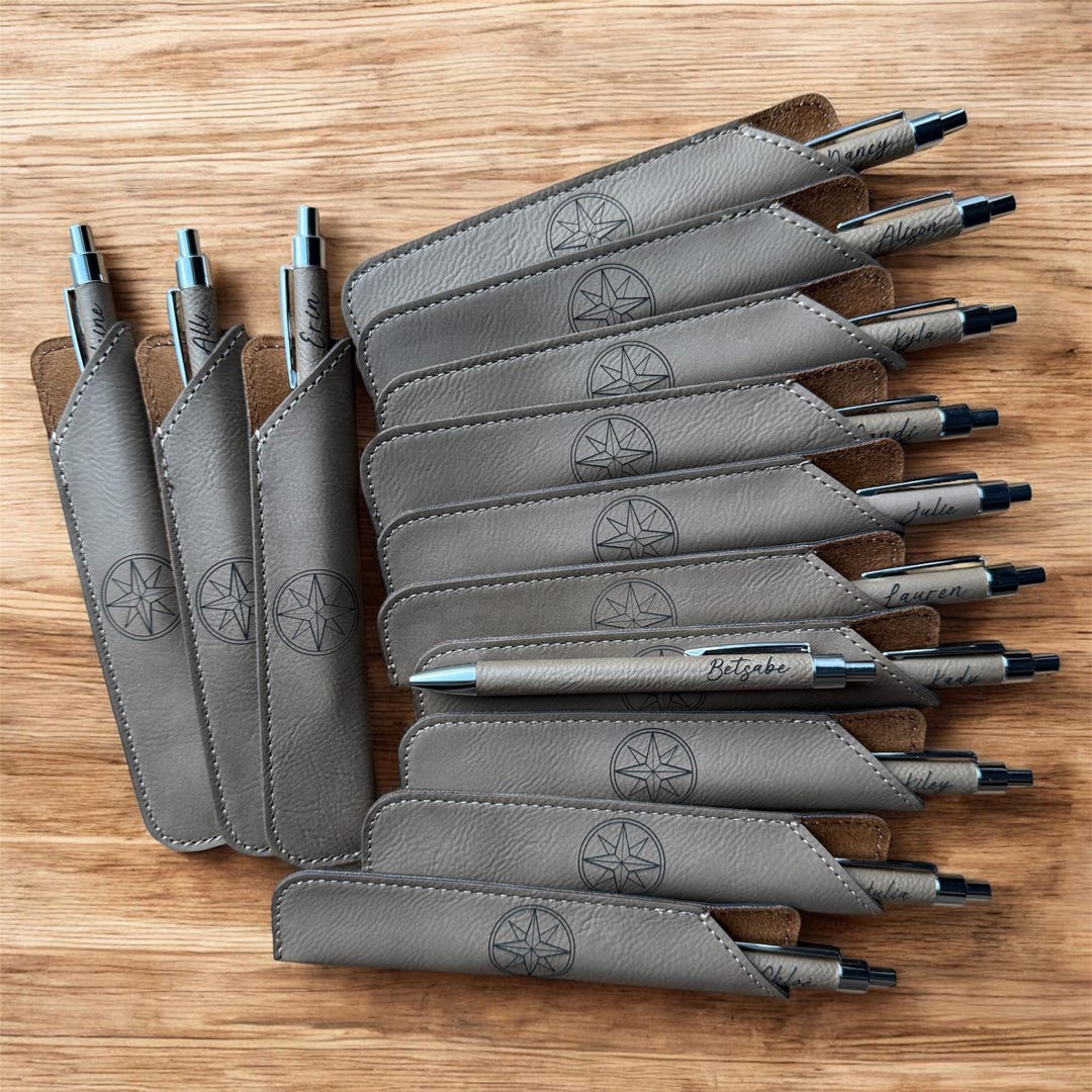 Custom Leather Pen, Personalized Pen, Engraved Leather With Name ...