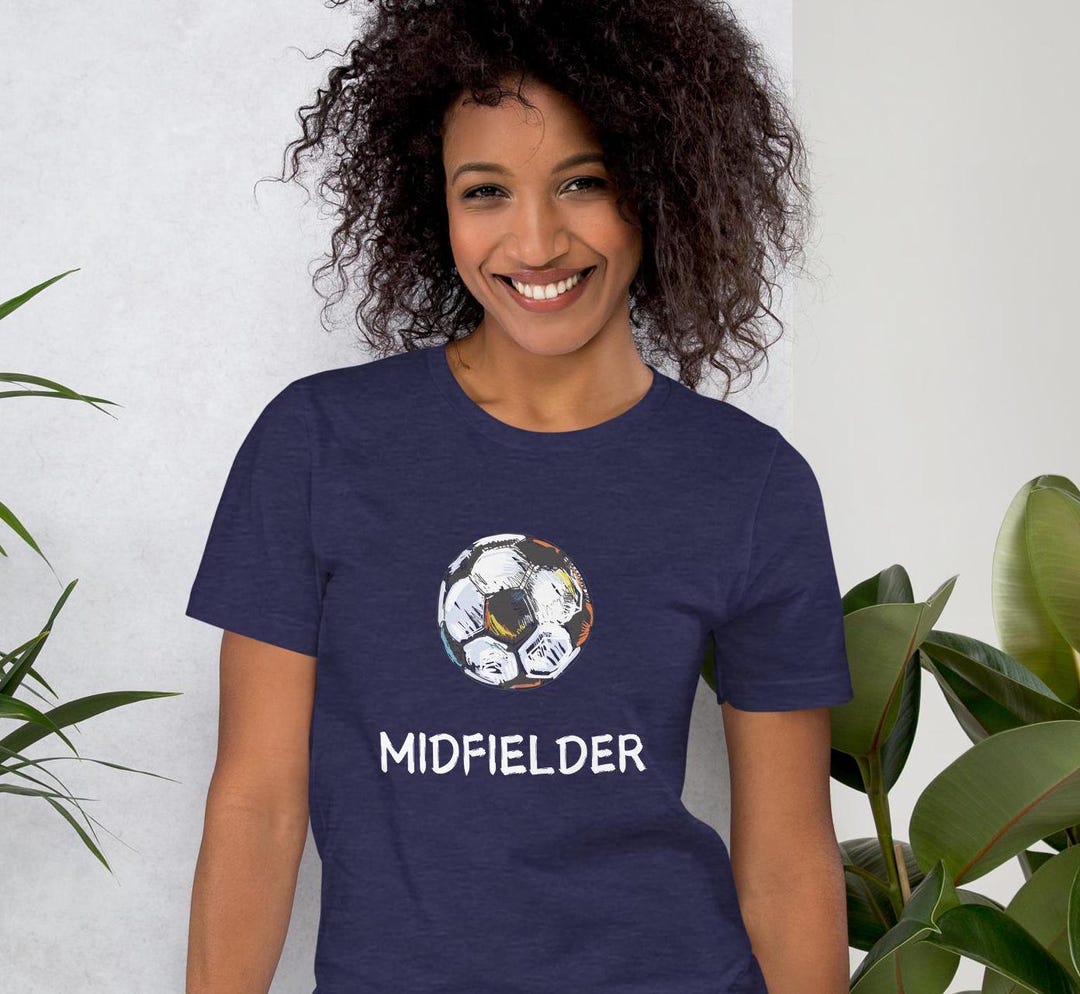 Midfielder Position Footballer Multi-color Soccer T-shirt - Etsy