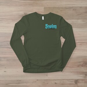 Custom Swim Shirt Personalized Swimming Long Sleeve Tshirt Competitive ...