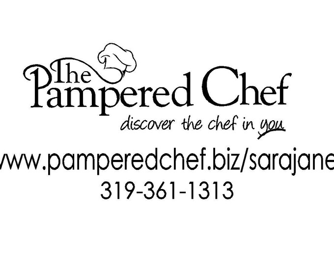 Pampered Chef Car Decal - Etsy