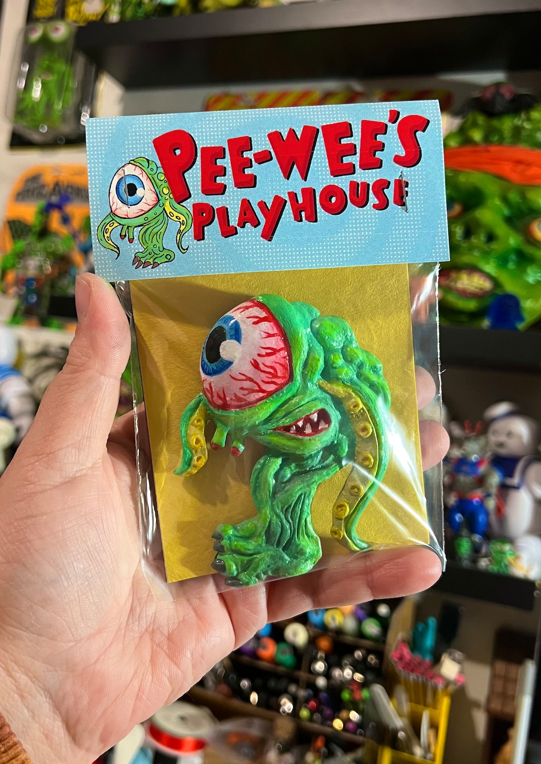 Roger the Monster-peewee Playhouse Magnet - Etsy