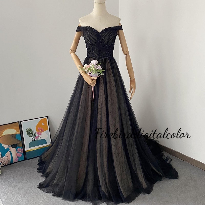 Black Wedding Dress - Etsy