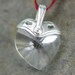Crystal Heart Pendant Without Chain Sterling Silver Fancy - Etsy