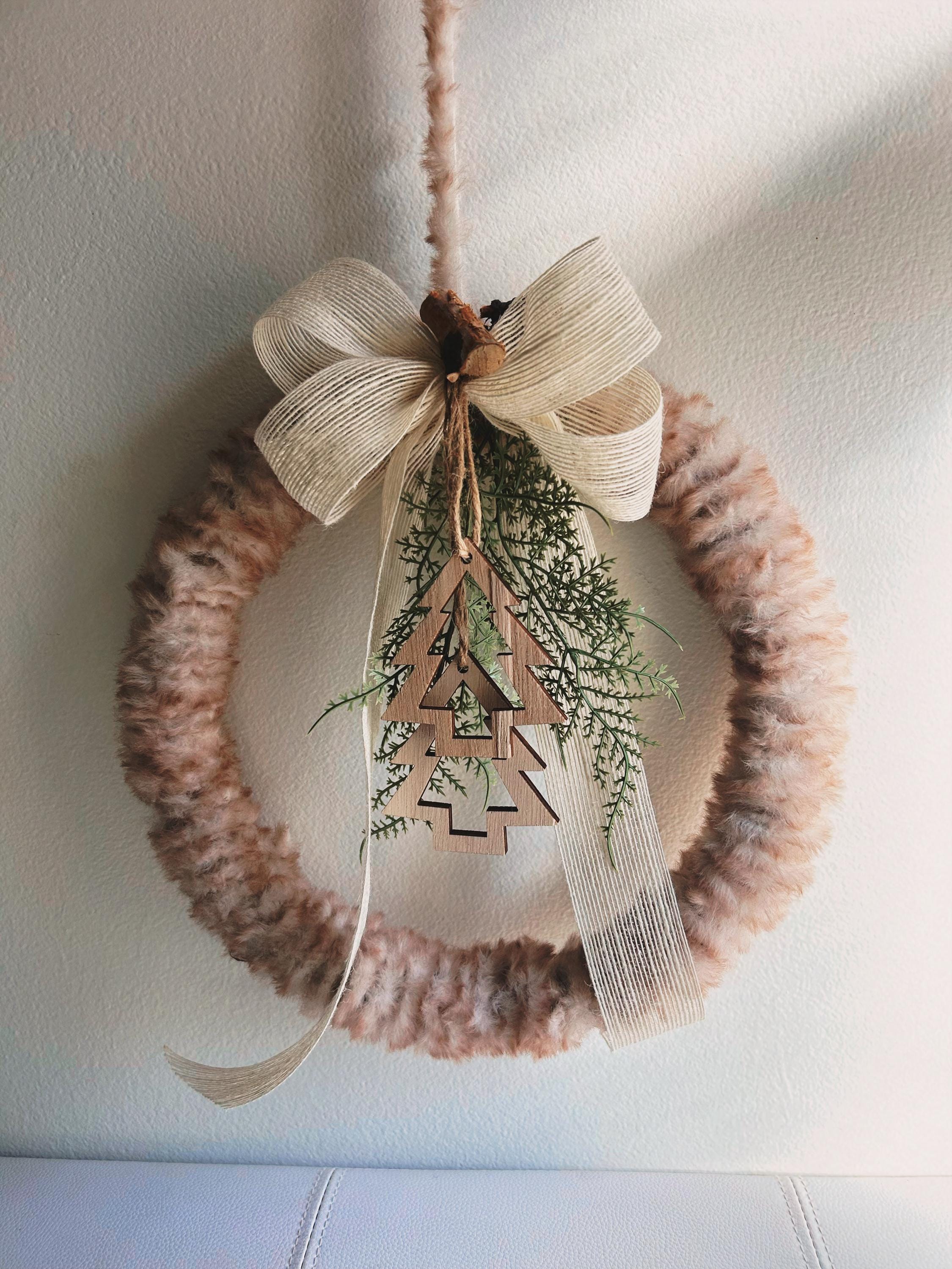 Cozy Faux Fur Wreath - Etsy