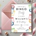 Bingo Birthday Party Invitation, Game Night Invite (digital Download ...