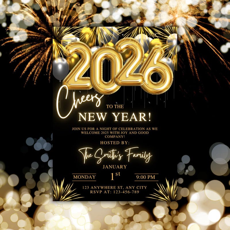 Mobile Nye Invitation - Etsy