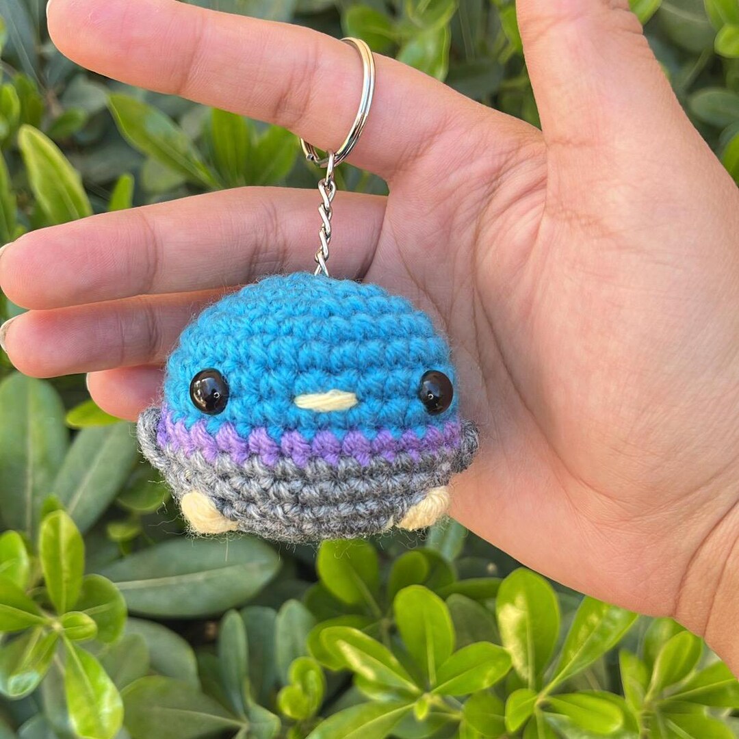 Crochet Baby Pigeon Keychain - Etsy