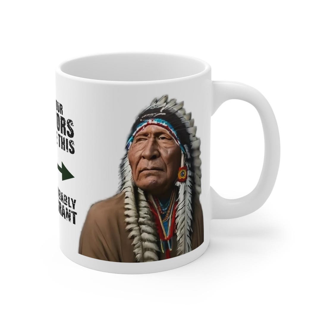 Native American Indian, Coffee Mug, Tea Mug, Immigrant, Indigenous, Mom ...