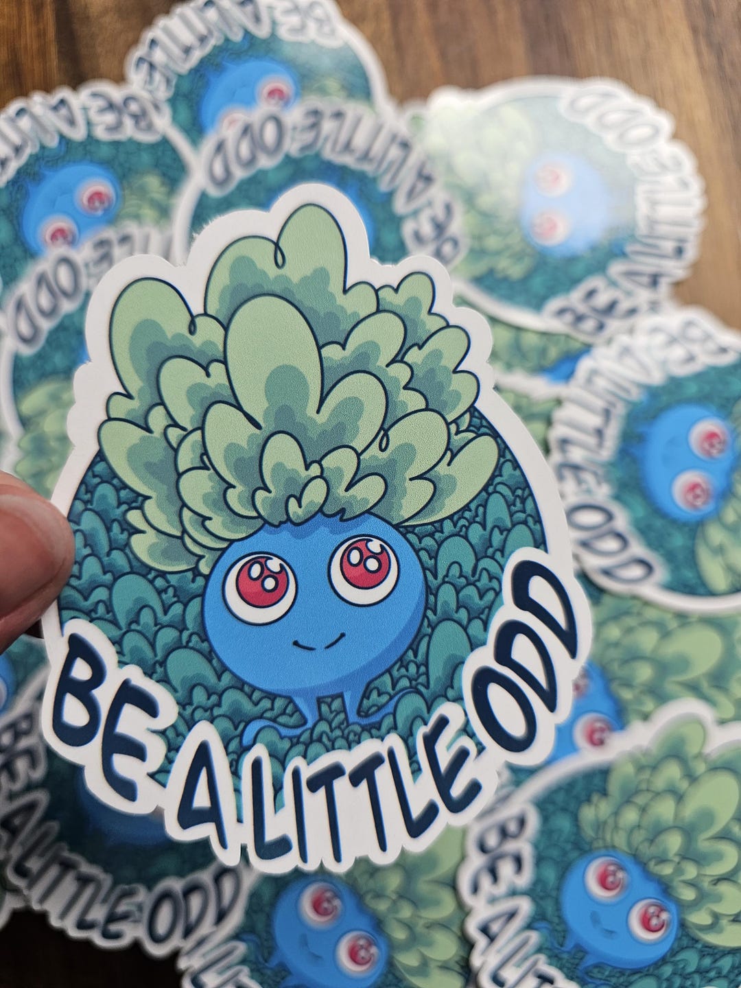 Be a Little Odd Oddish Sticker - Etsy
