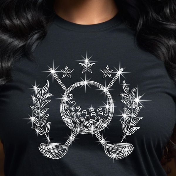 Rhinestone T Shirt - Etsy