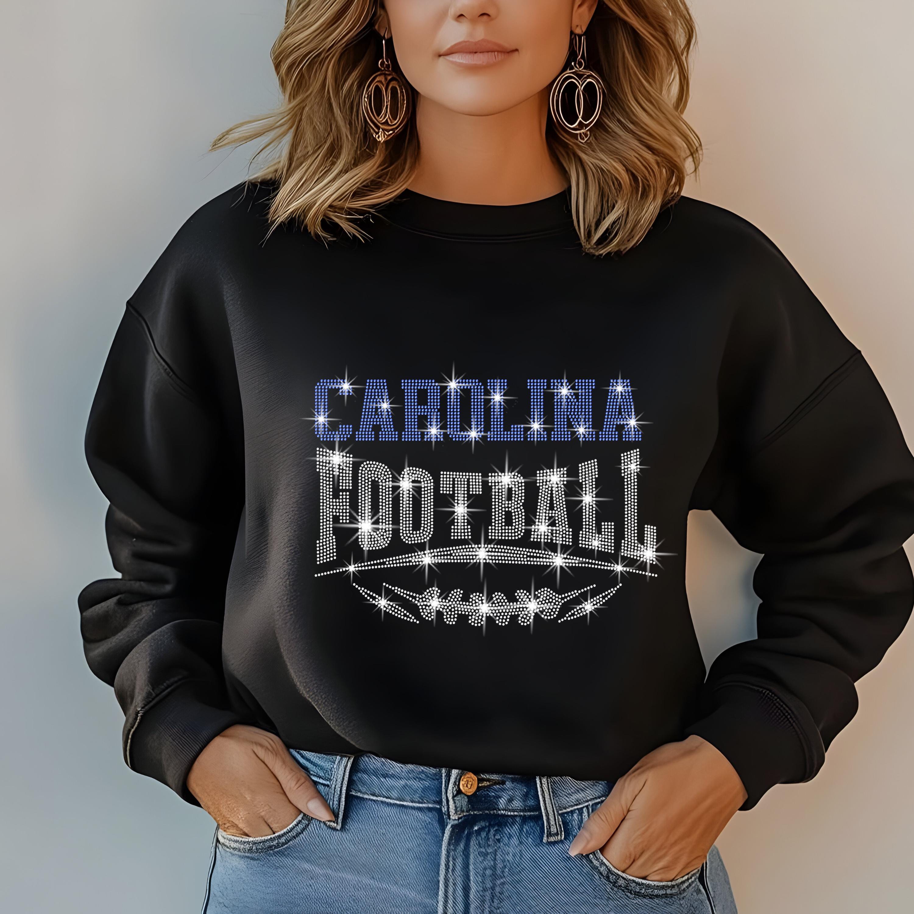 Carolina Football Rhinestone Shirt: Sparkling Game Day Apparel - Etsy