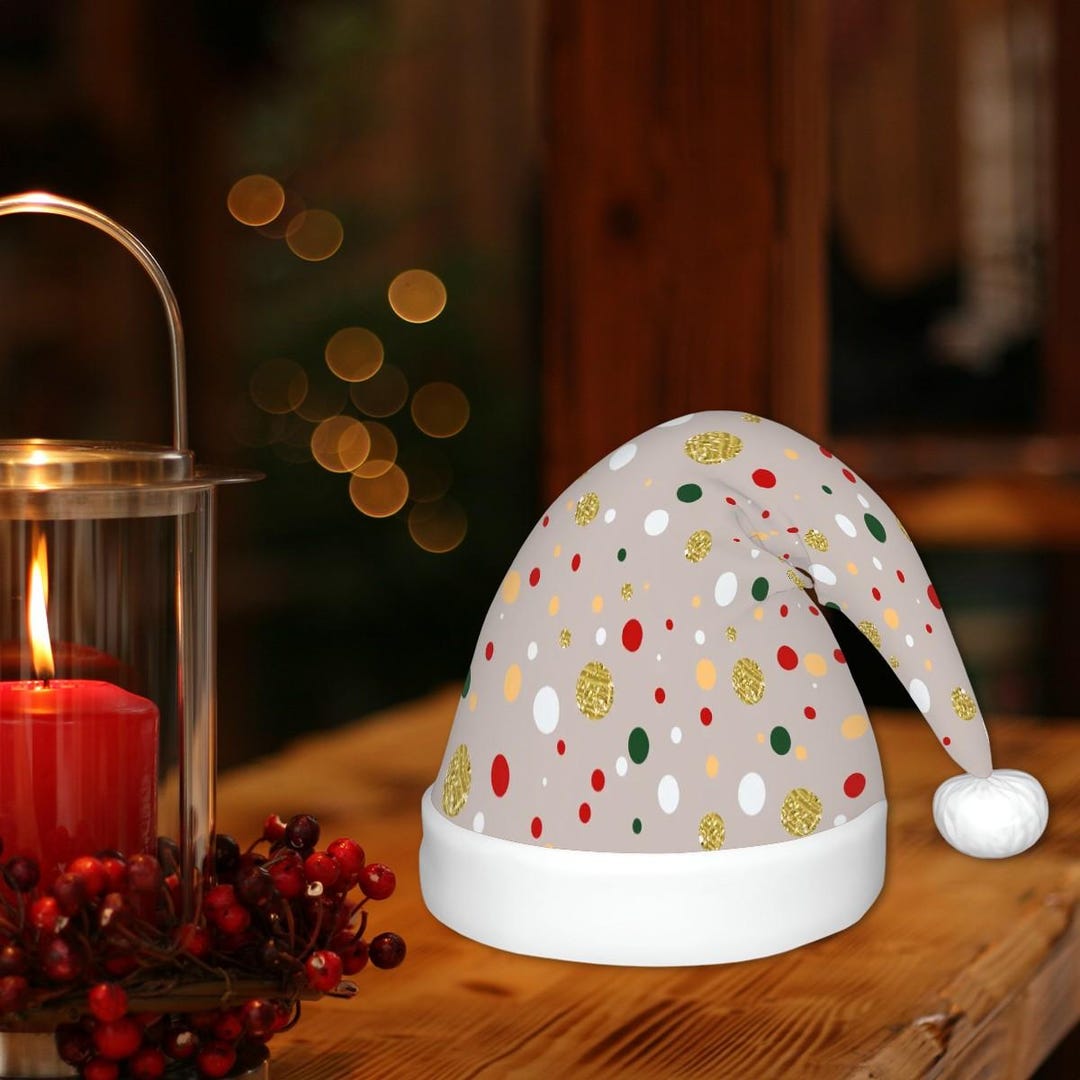Personalized Santa Hat, Adult Plush Santa Hat, Custom Santa Hats, Hats ...